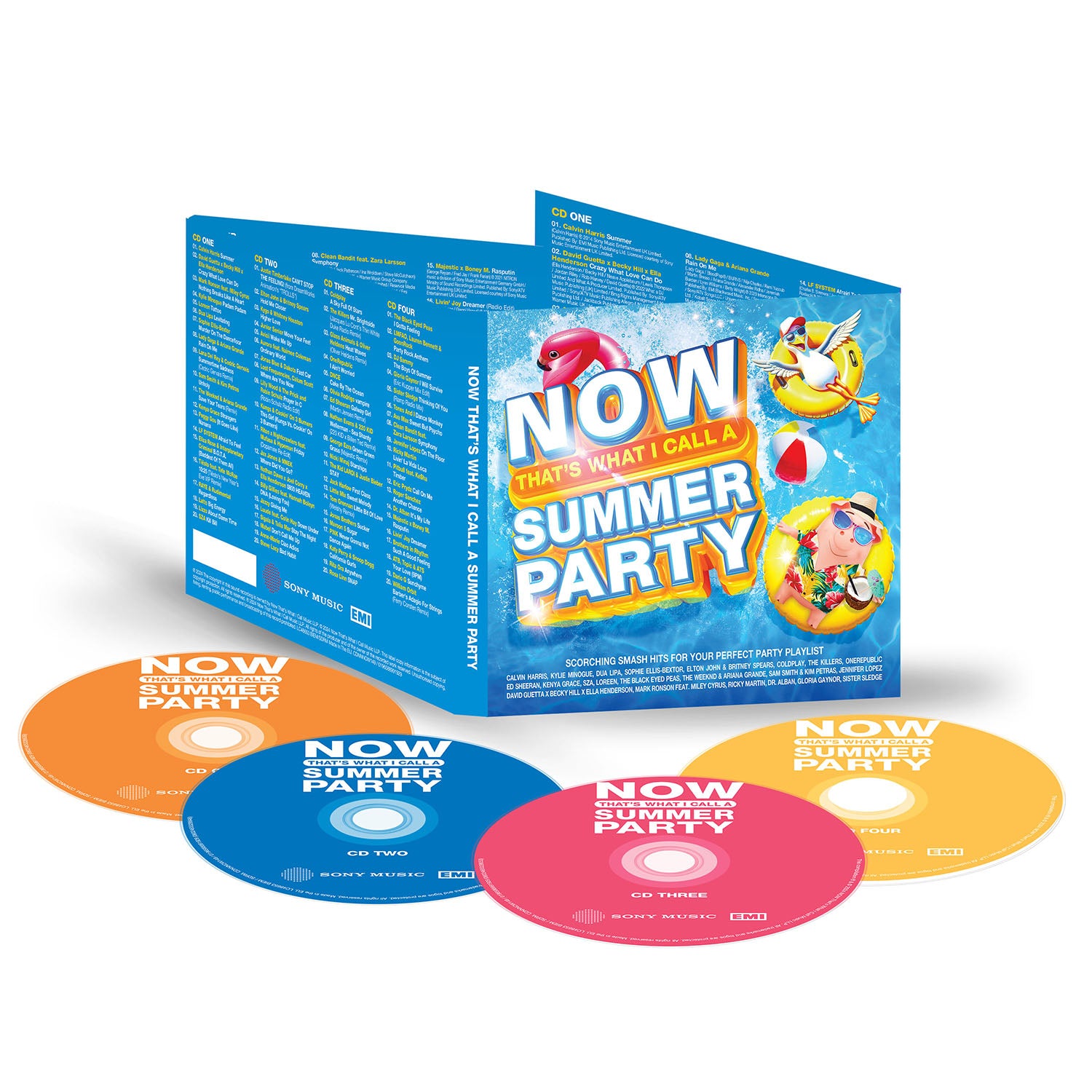NOW That's What I Call A Summer Party (4CD) - NOW MUSIC Official Store