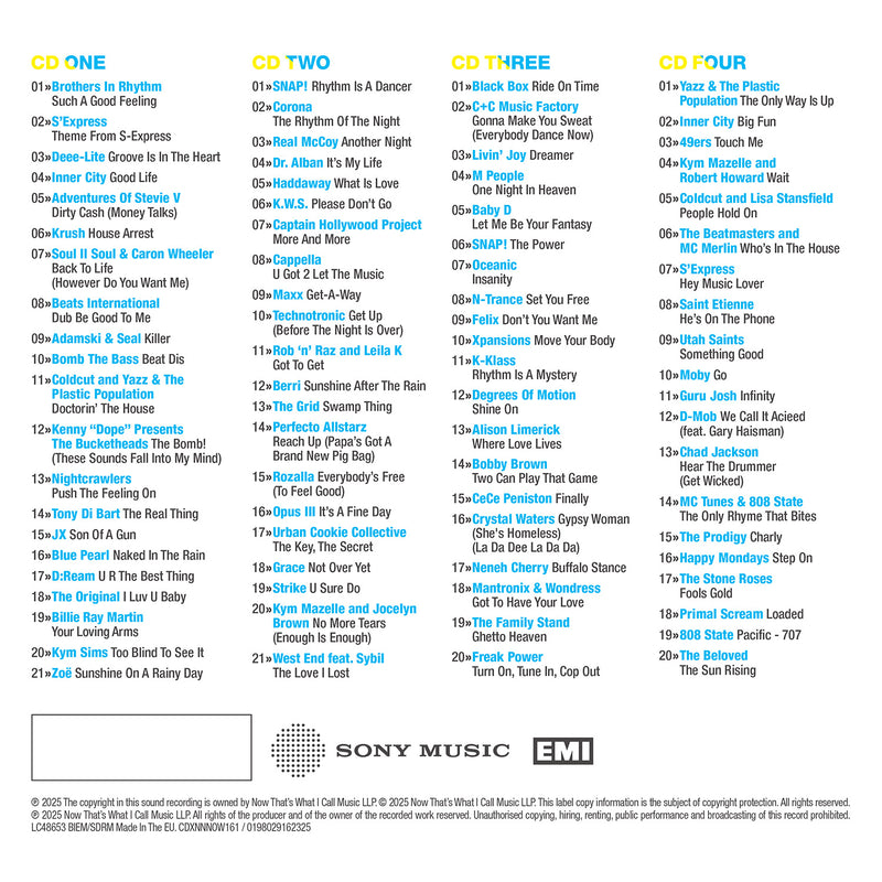 NOW That's What I Call An Era - Such A Good Feeling: 1988-1995 (4CD ...