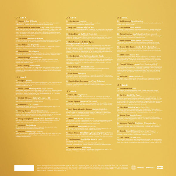 NOW That's What I Call Gold - The Ultimate Hits (3LP) - NOW MUSIC ...