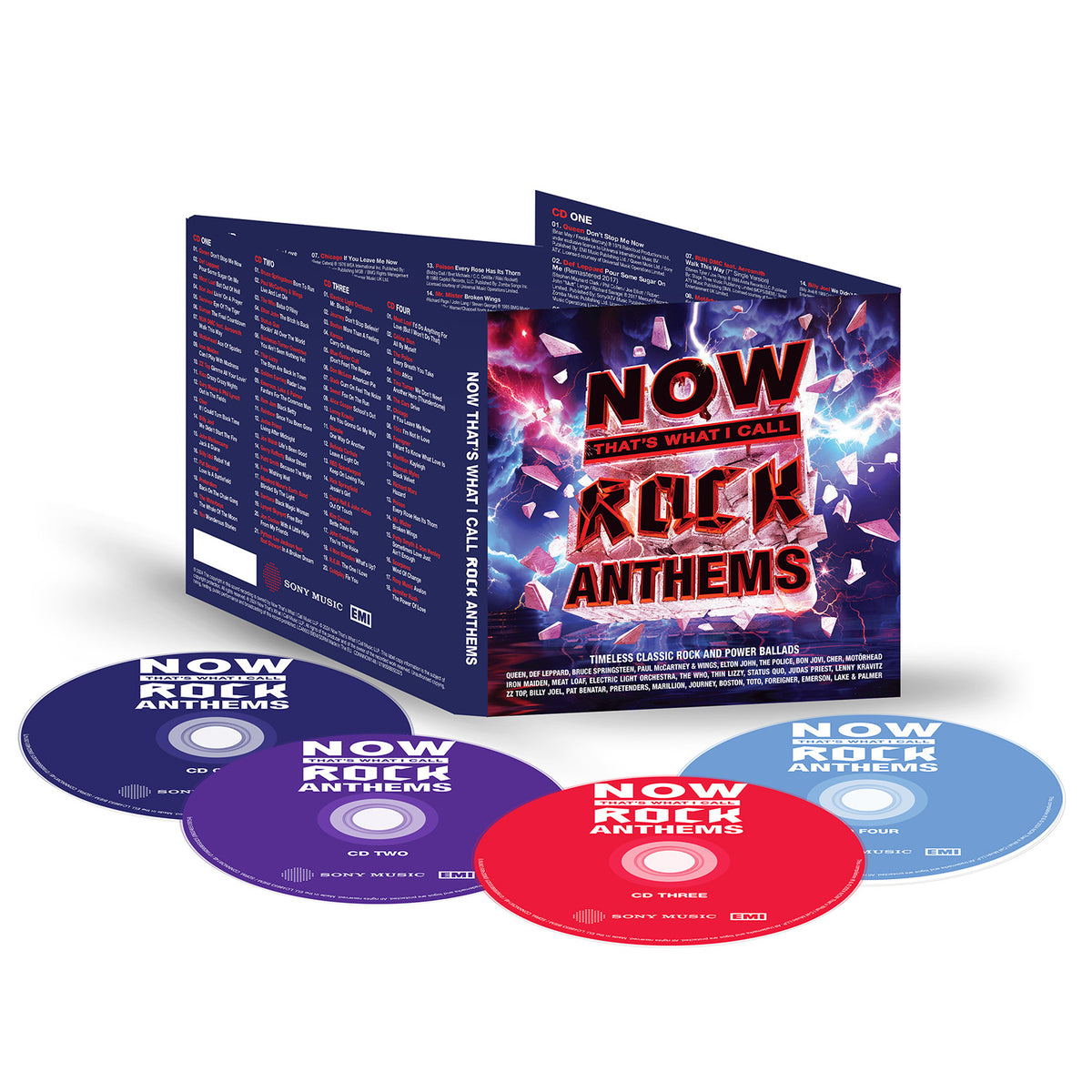 NOW That's What I Call Rock Anthems (4CD) - NOW MUSIC Official Store