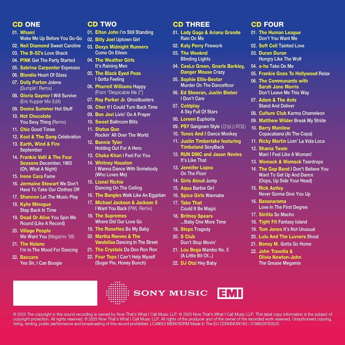 NOW That’s What I Call The Ultimate Party (4CD) - NOW MUSIC Official Store