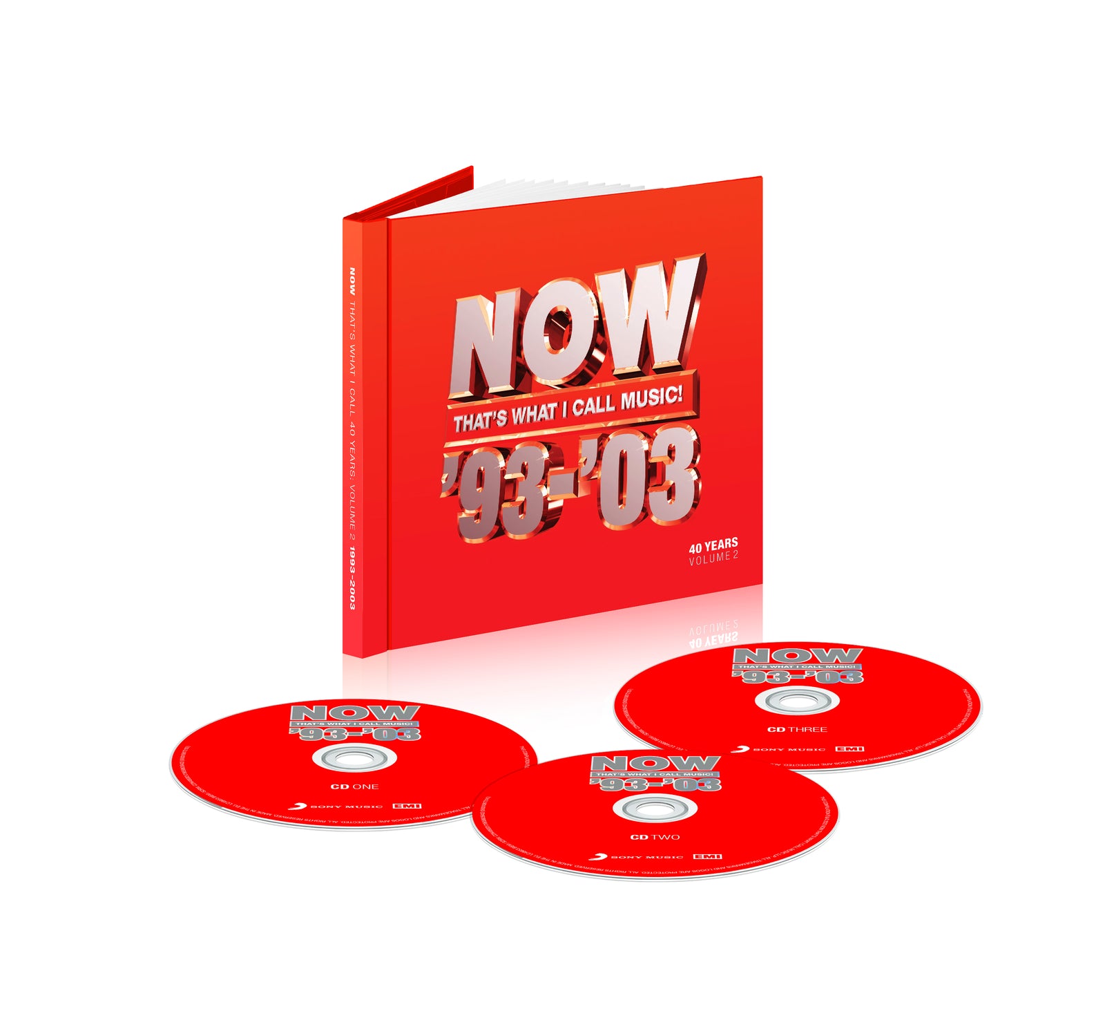 NOW That's What I Call 40 Years: Volume 2 - 1993-2003 (3CD) - NOW MUSIC ...